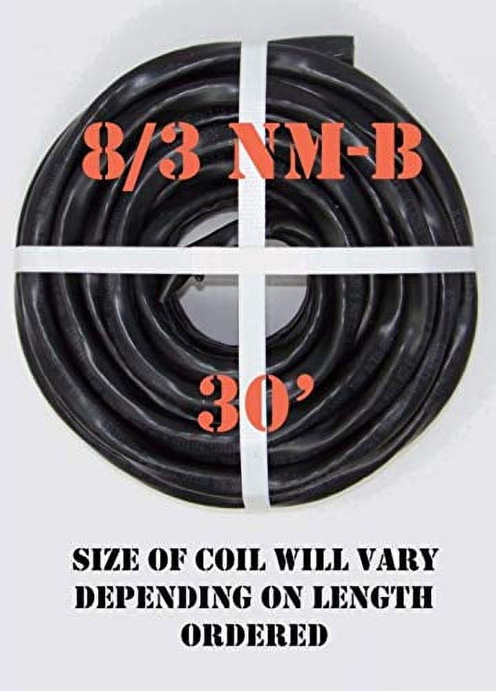 8/3 NM-B x 30' Non-Metallic Electrical Cable$$Tools & Hardware Other ...