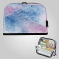 8.3"x5.9" Large-Capacity Multi-Pocket Vertical Pencil Case Distressed ...