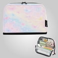 8.3"x5.9" Large-Capacity Multi-Pocket Vertical Pencil Case Dreamy Pink ...
