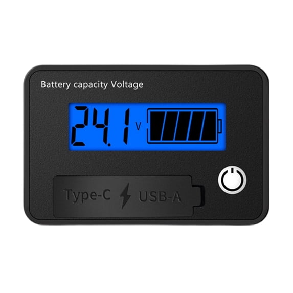 8-30V Battery Monitors, Digital Battery Capacity Tester,Car Battery ...