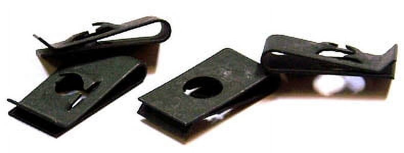 (8-32) C8103-832-4 Tinnerman Style U-Type Spring Nuts / Steel / Black ...