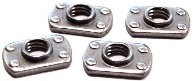 8-32 Multi-Projection Tab Weld Nuts / Steel / Plain - 1000 Piece Carton ...