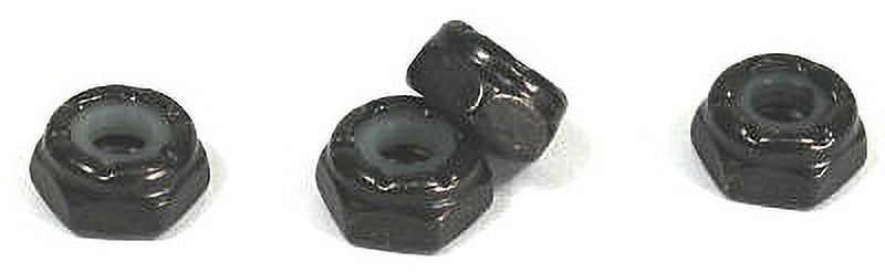 8-32 NTM Nylon Insert Locknuts / Thin Style / Steel / Black Zinc - 4000 ...