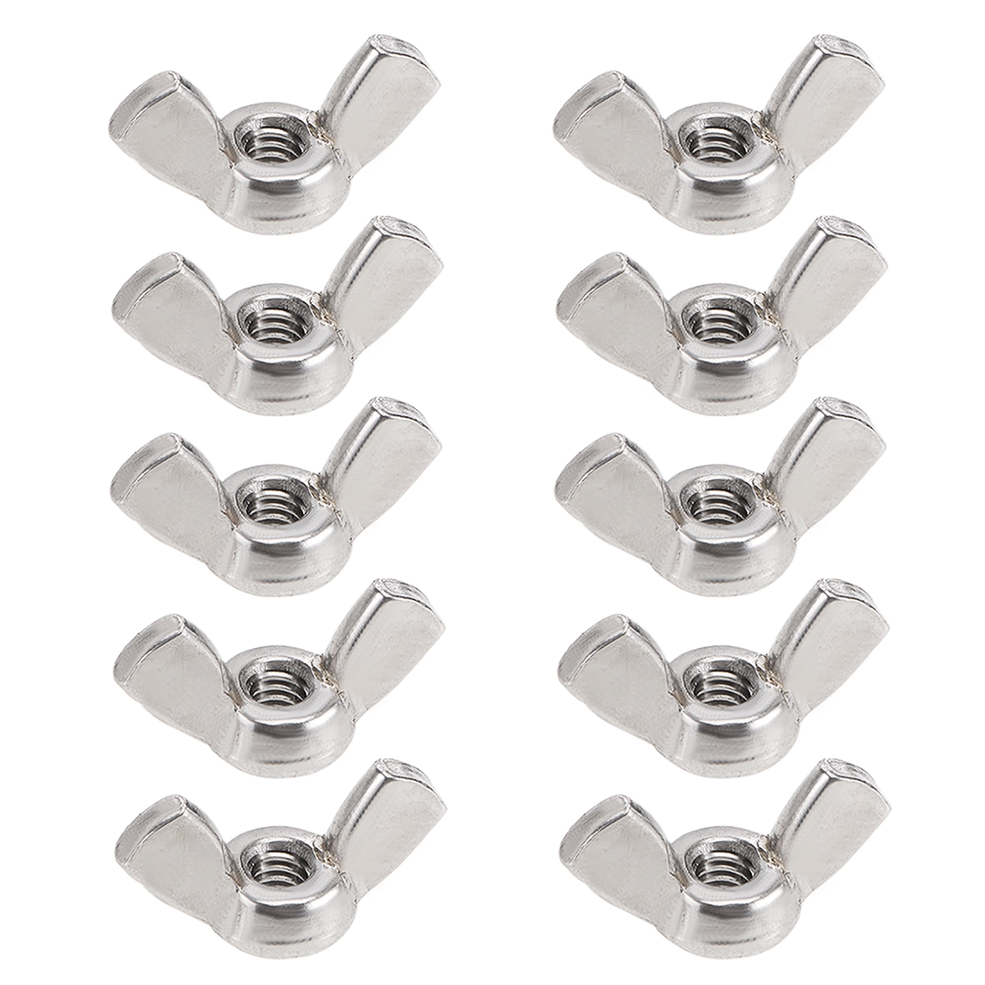 8-32 Wing Nuts 304 Stainless Steel Shutters Butterfly Nut Hand Twist ...