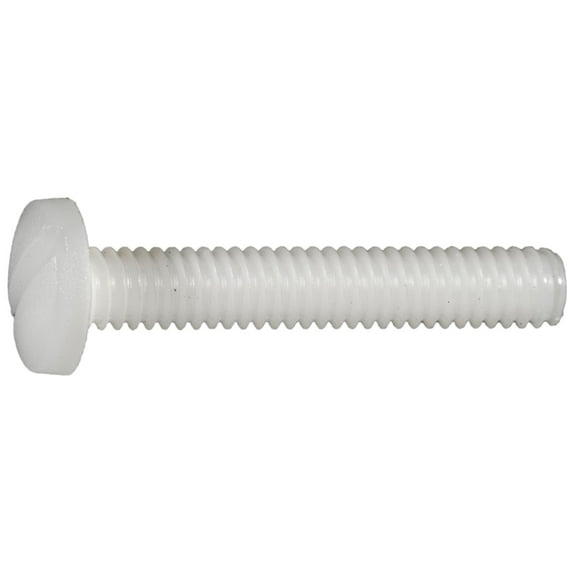 #8-32 x 1" Nylon Plastic Slotted Binding Machine Screws (20 pcs ...