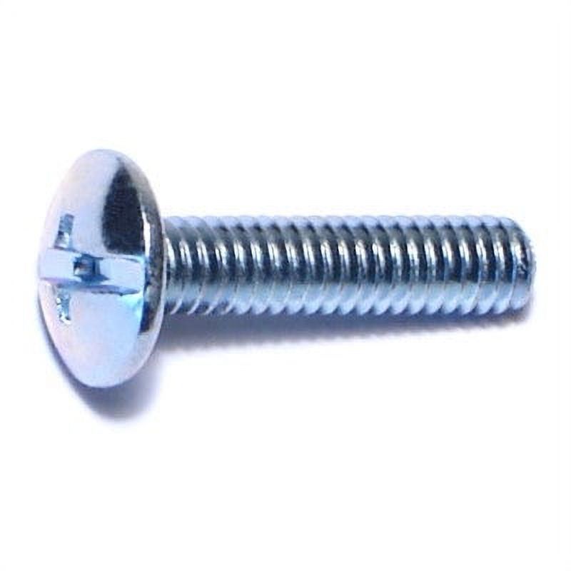 #8-32 x 3/4" Zinc Plated Steel Coarse Thread Combo Truss Head Machine Screws - Walmart.com