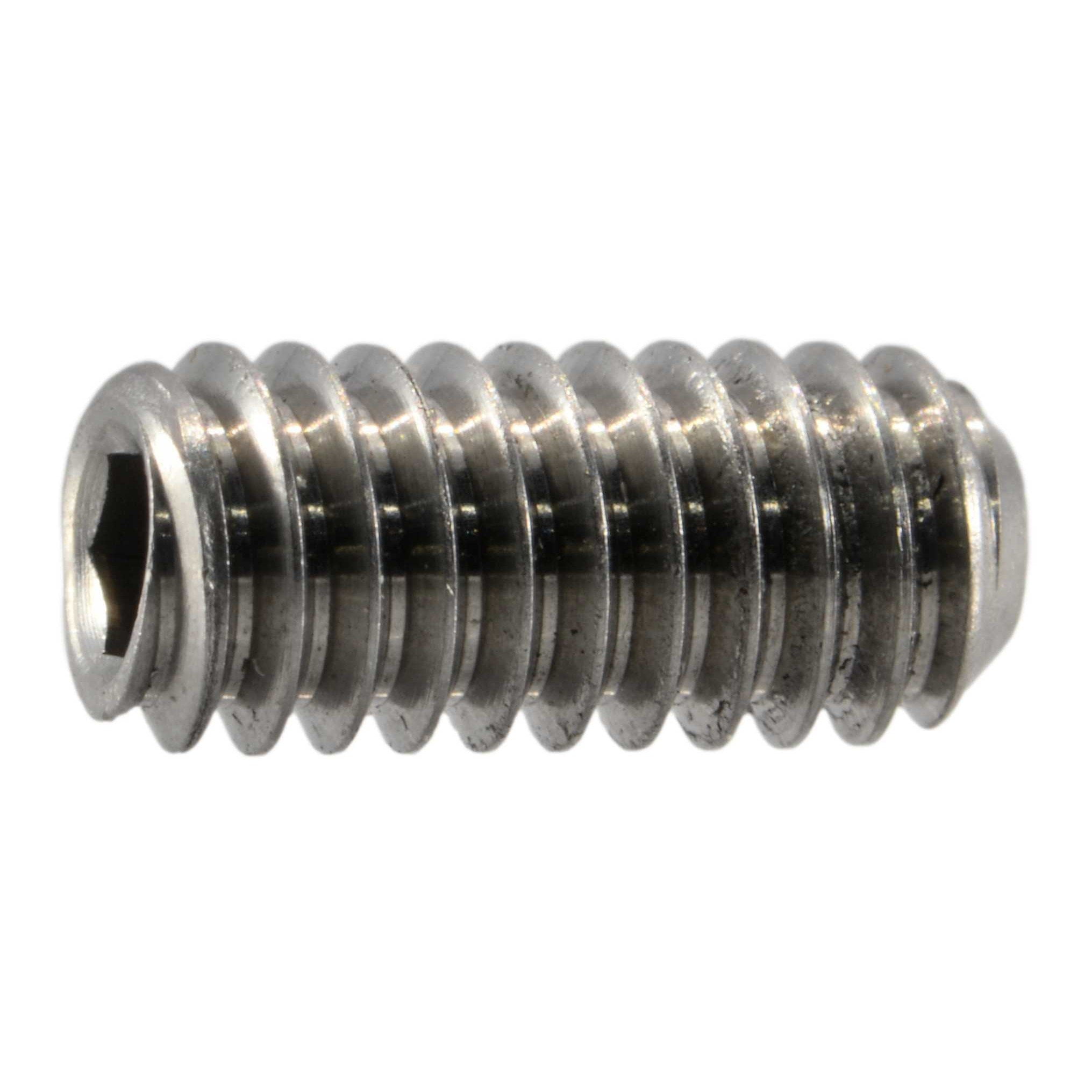 #8-32 x 3/8" 18-8 Stainless Steel Coarse Thread Hex Socket Headless Set ...