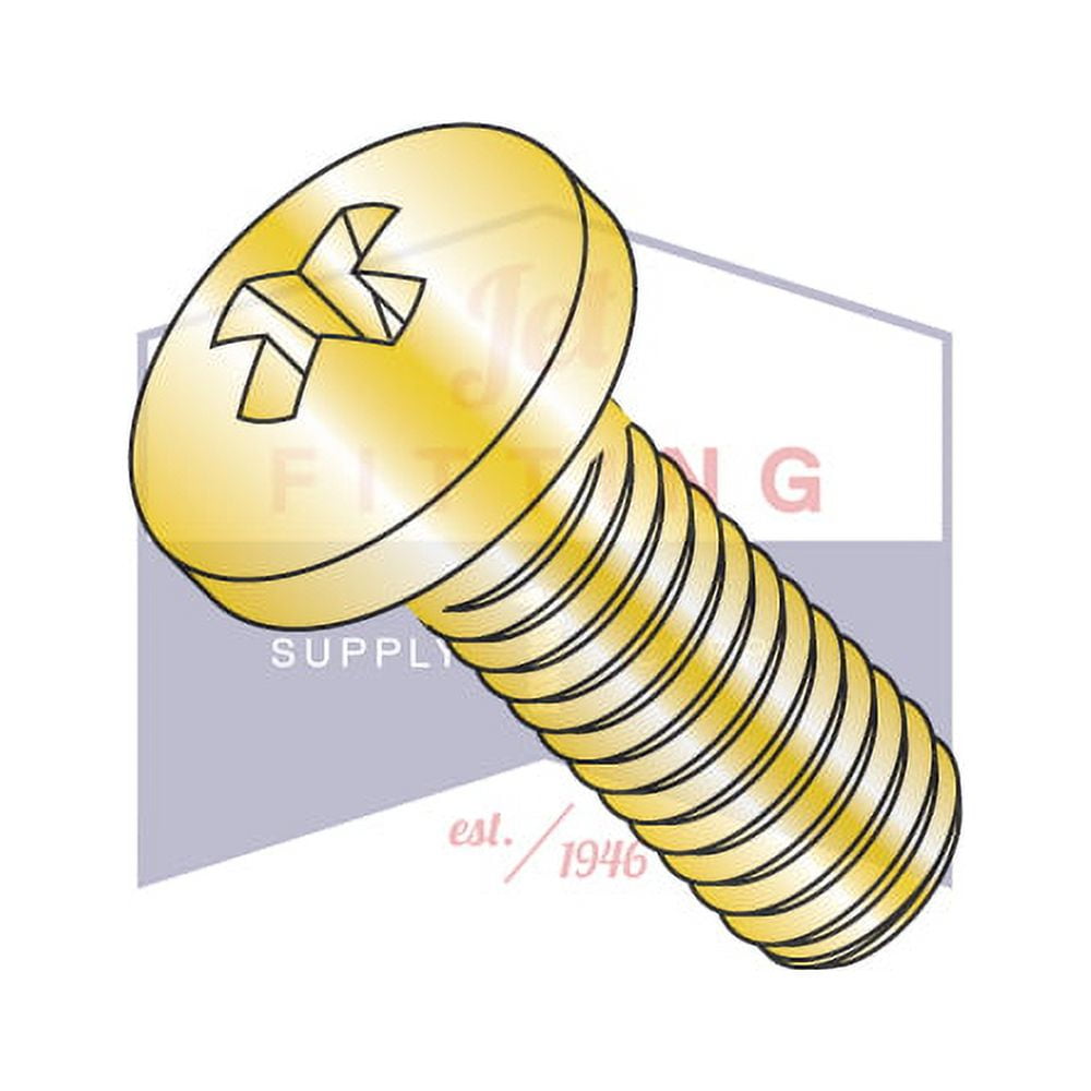 8-32 x 5/16" MS35206 Military Phillips Pan | Machine Screw | Fully ...