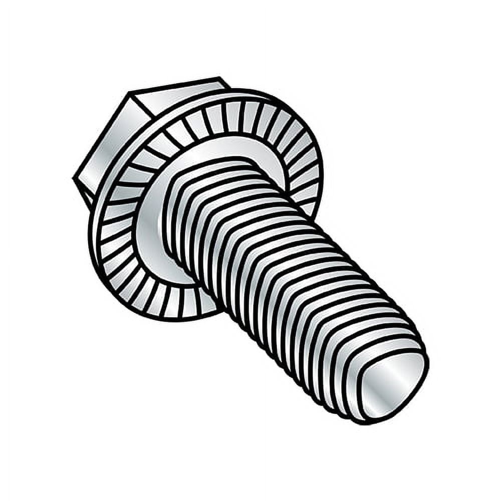 8-32X3/8 Unslotted Ind Hex Wash Serrated Thread Rolling Screws Screw ...