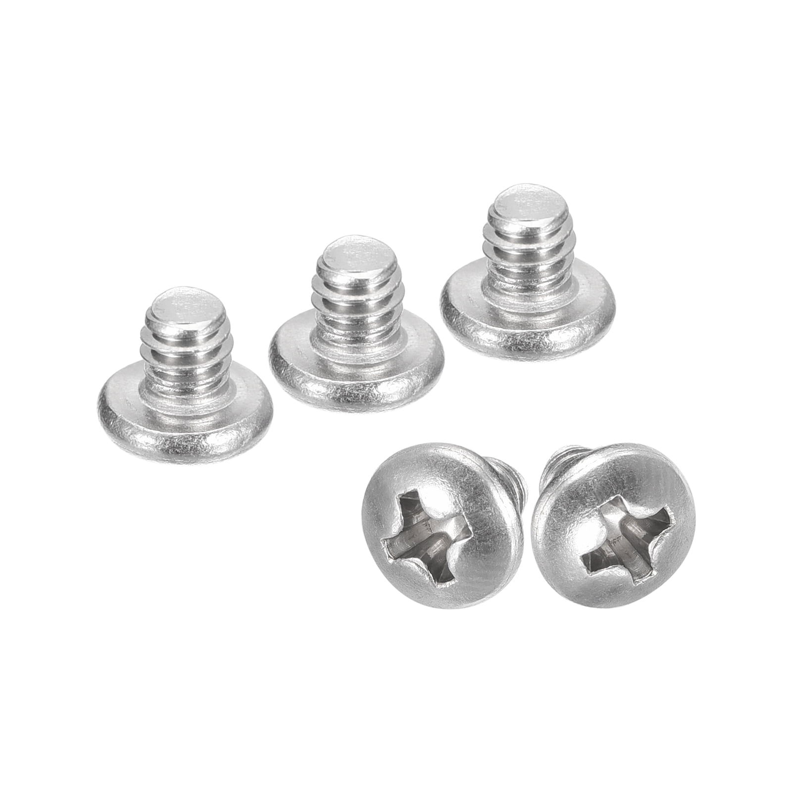Uxcell #8-32x3/16" Pan Head Machine Screws, Stainless Steel 18-8 Screw ...