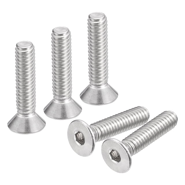 #8-32x3/4" Flat Head Socket Cap Screws, 304 Stainless Steel Hex Socket ...