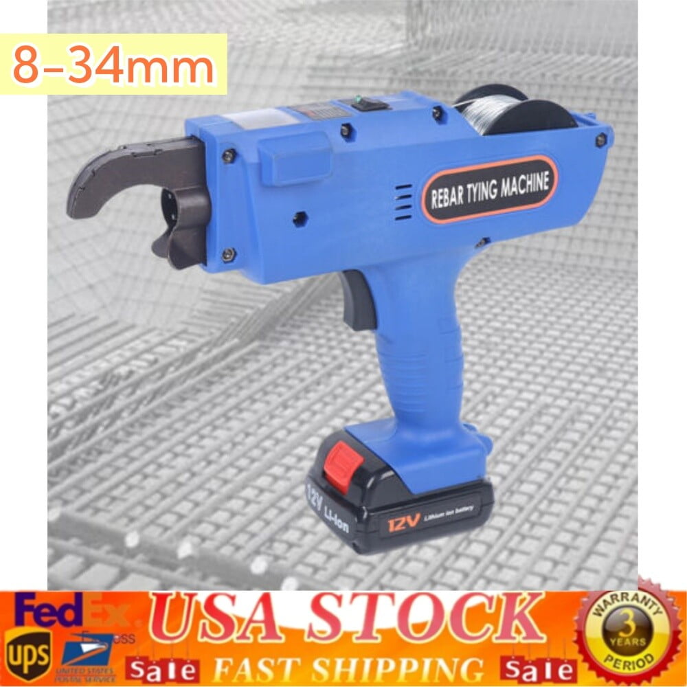 8-34mm Handheld Rebar Tie Gun Tier Machine Automatic Steel Bar Tying ...