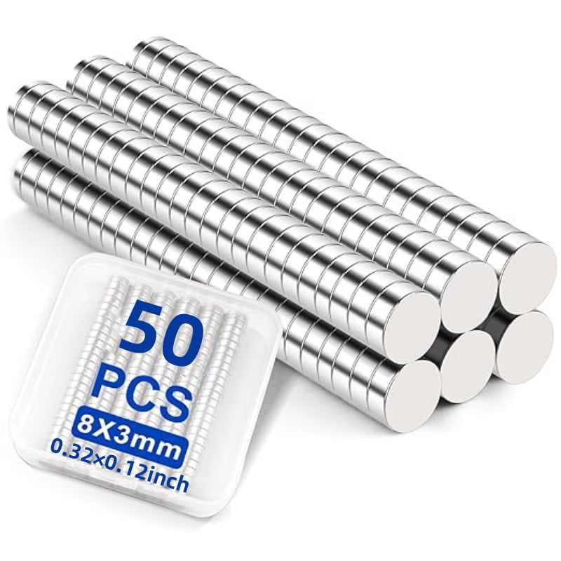 8×3mm Round Refrigerator Magnets, Small Fridge Magnets, Office Magnets ...
