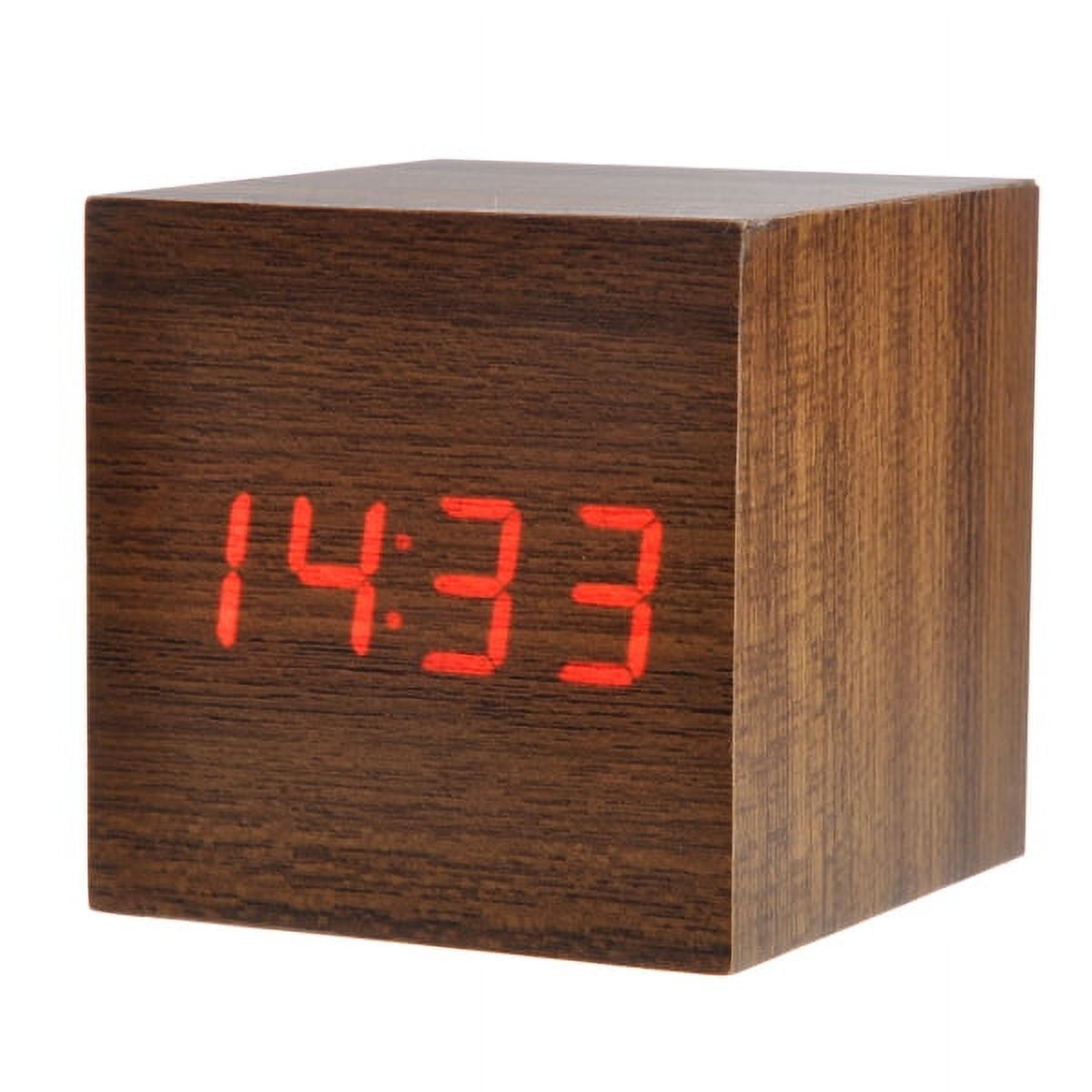 8 -4 Intelligent Multifunctional Clock Temperature Display Voice ...