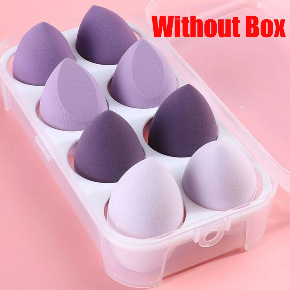 8/4 Pcs Soft Makeup Sponge Dry Wet Cosmetic Puff Foundation Concealer Highlight Blender Makeup ...