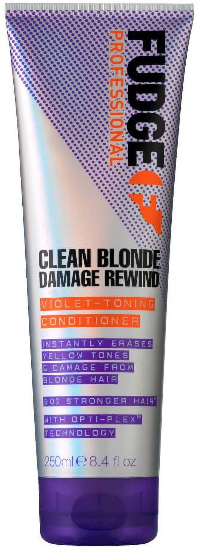 Fudge Everyday Clean Blonde Damage Rewind Violet-Toning Conditioner 8.4 ...