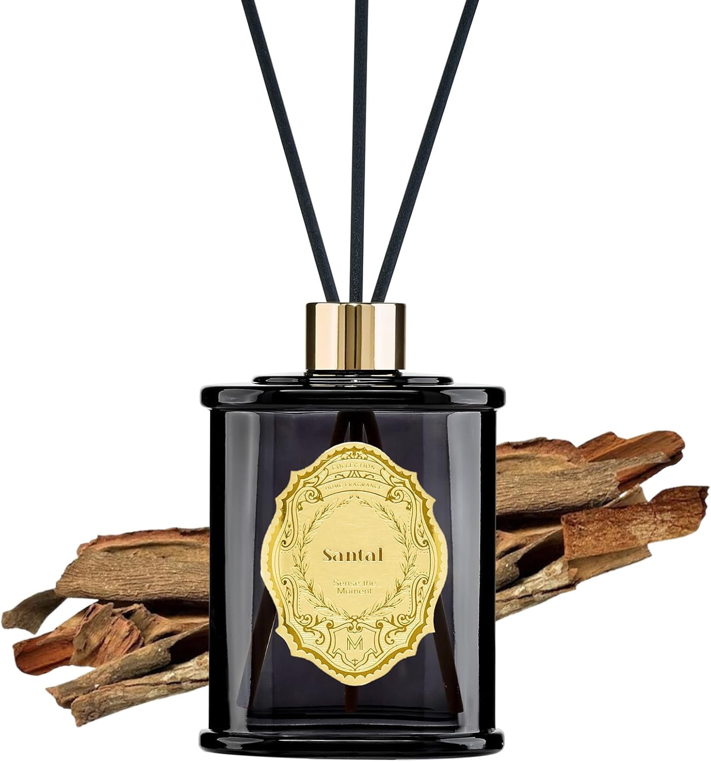 8.4 oz Large Reed Diffuser for | Santal(Sandalwood) Scent Oil Diffuser ...