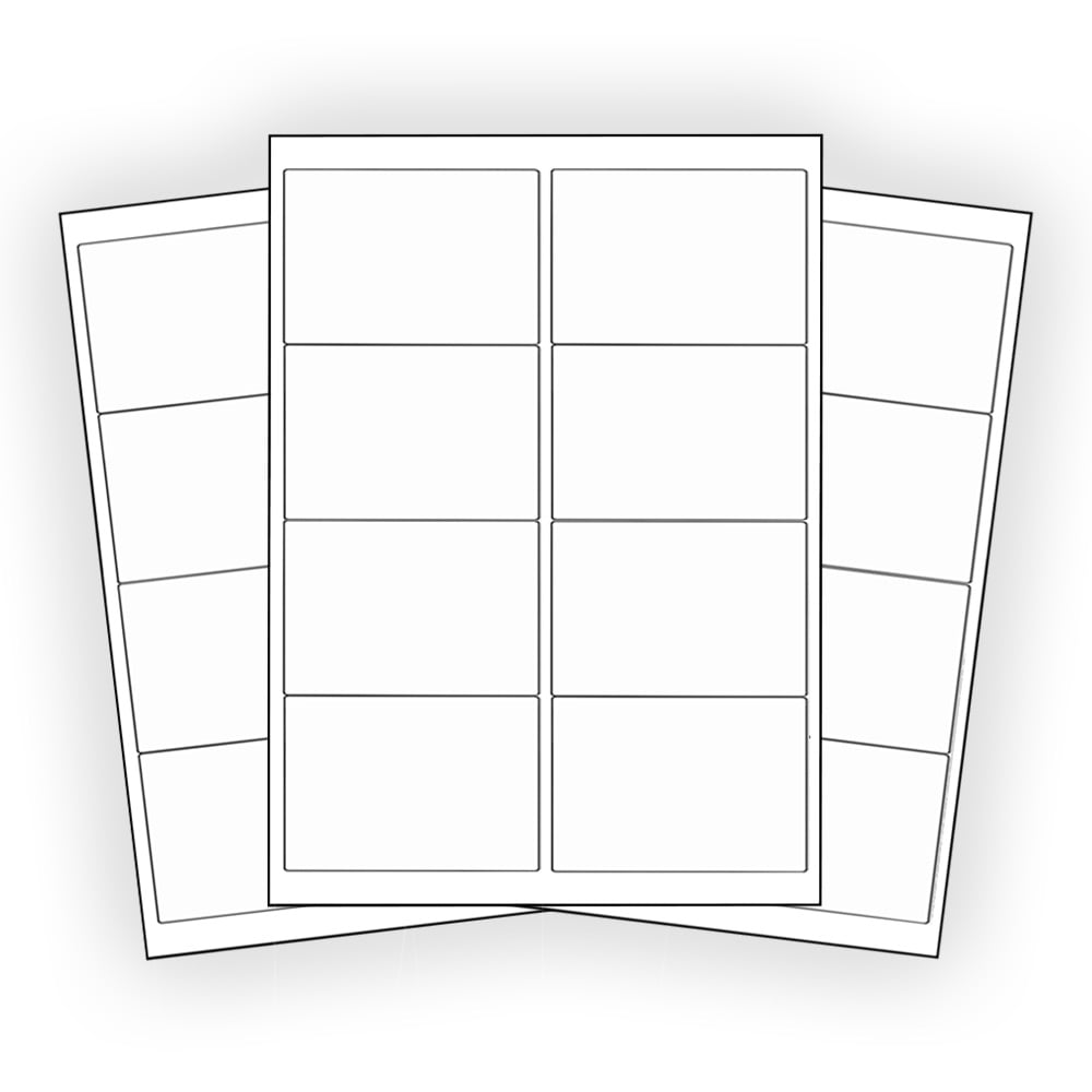 (8) 4 x 2.5 EcoSwift Laser/Ink Address Shipping Adhesive Labels 8 per ...