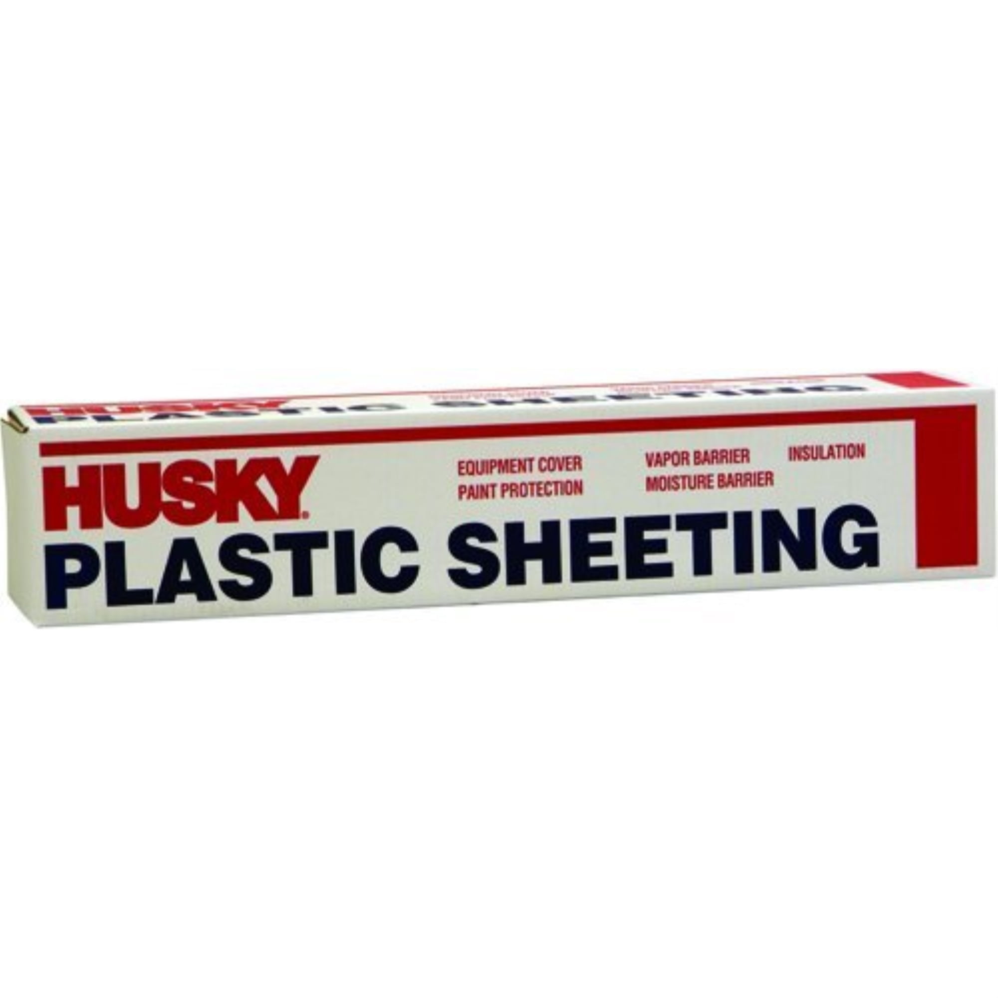 Poly-America Husky Clear Plastic Sheeting, 2-Mil Thick, 8.33' x 200 ...
