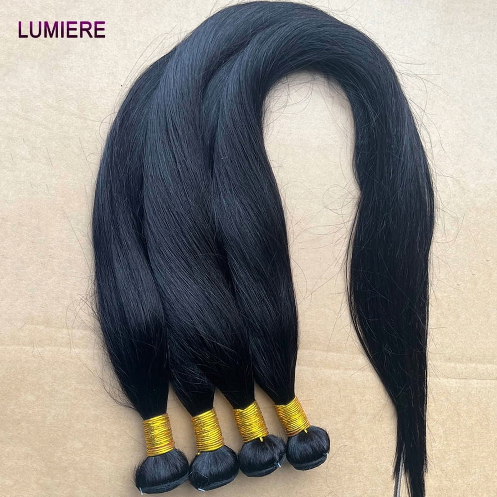 8-40" Bone Straight Human Hair Bundles 1/3/4 PCS Brazilian Hair Weave Raw Human Hair Bundles ...