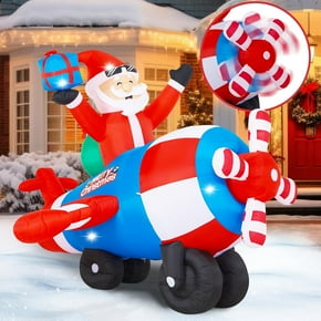 Santa Helicopter Inflatable