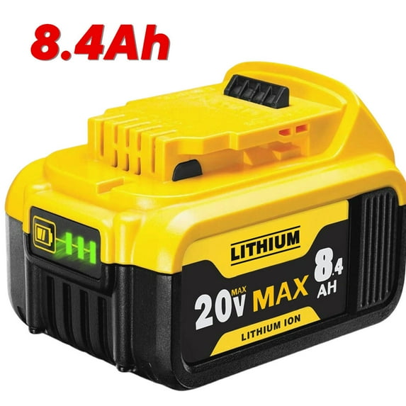 8.4AH for Dewalt 20V 20Volt Max XR Lithium Power Tool Battery DCB206-2 ...