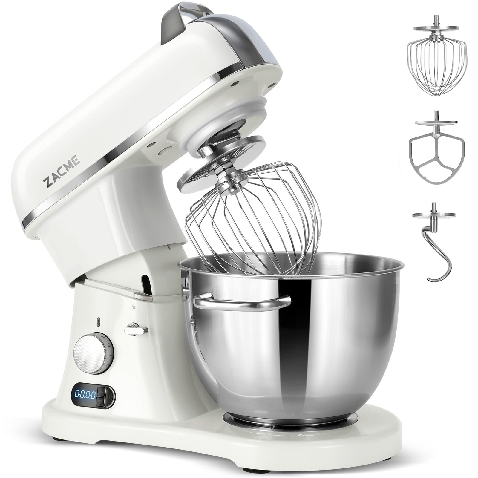 8.4QT Commercial Stand Mixer 800W Aluminum Die Casting, Mixers Kitchen ...