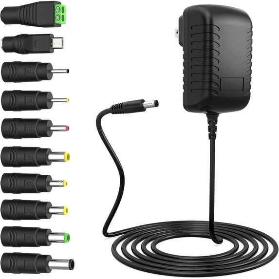 8.4V Charger with 10 Plug 2.1x5.5mm for 7.2V 7.4V 8.4V - Walmart.com