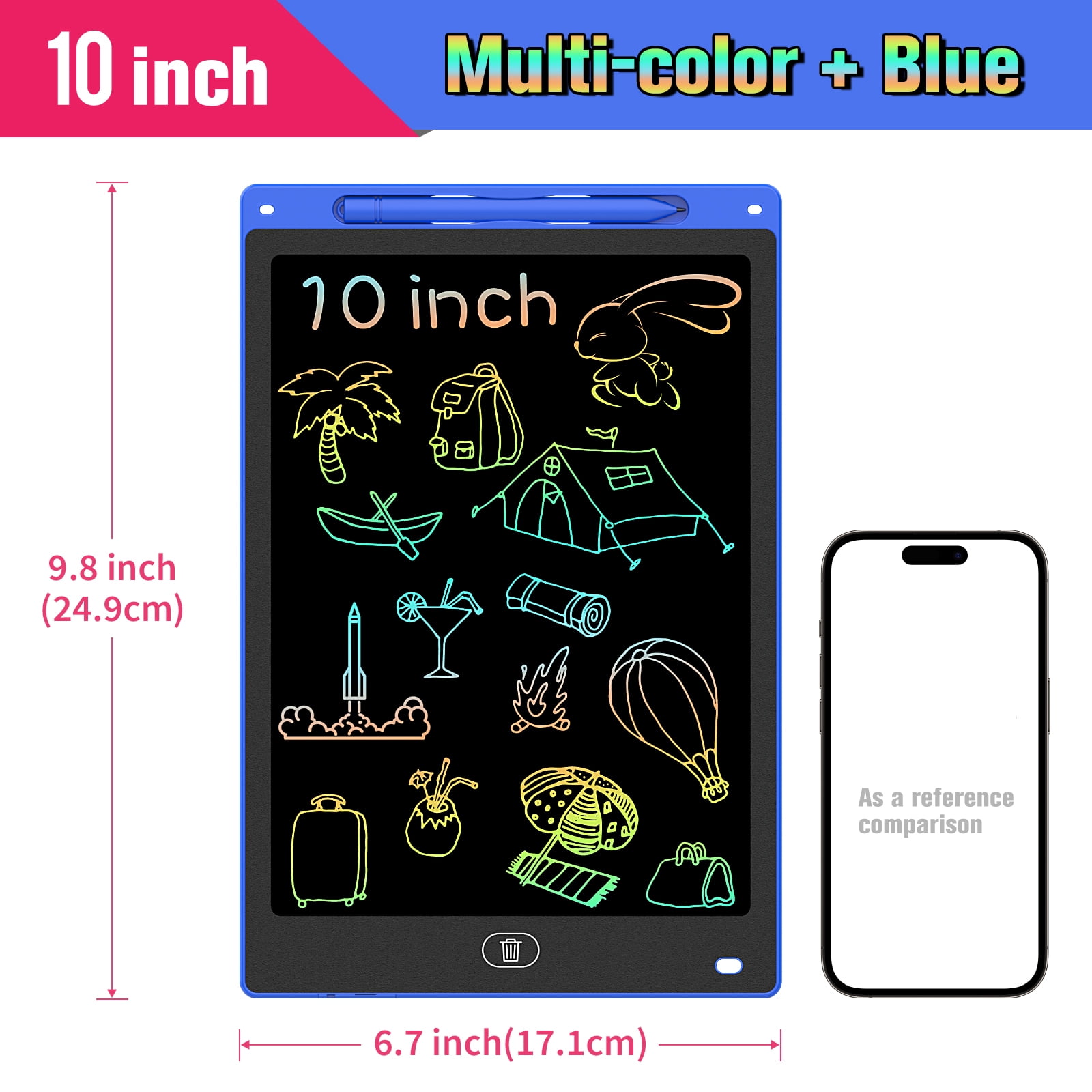 8.5/10/12 Inch LCD Writing Tablet Digital Drawing Tablet Handwriting ...