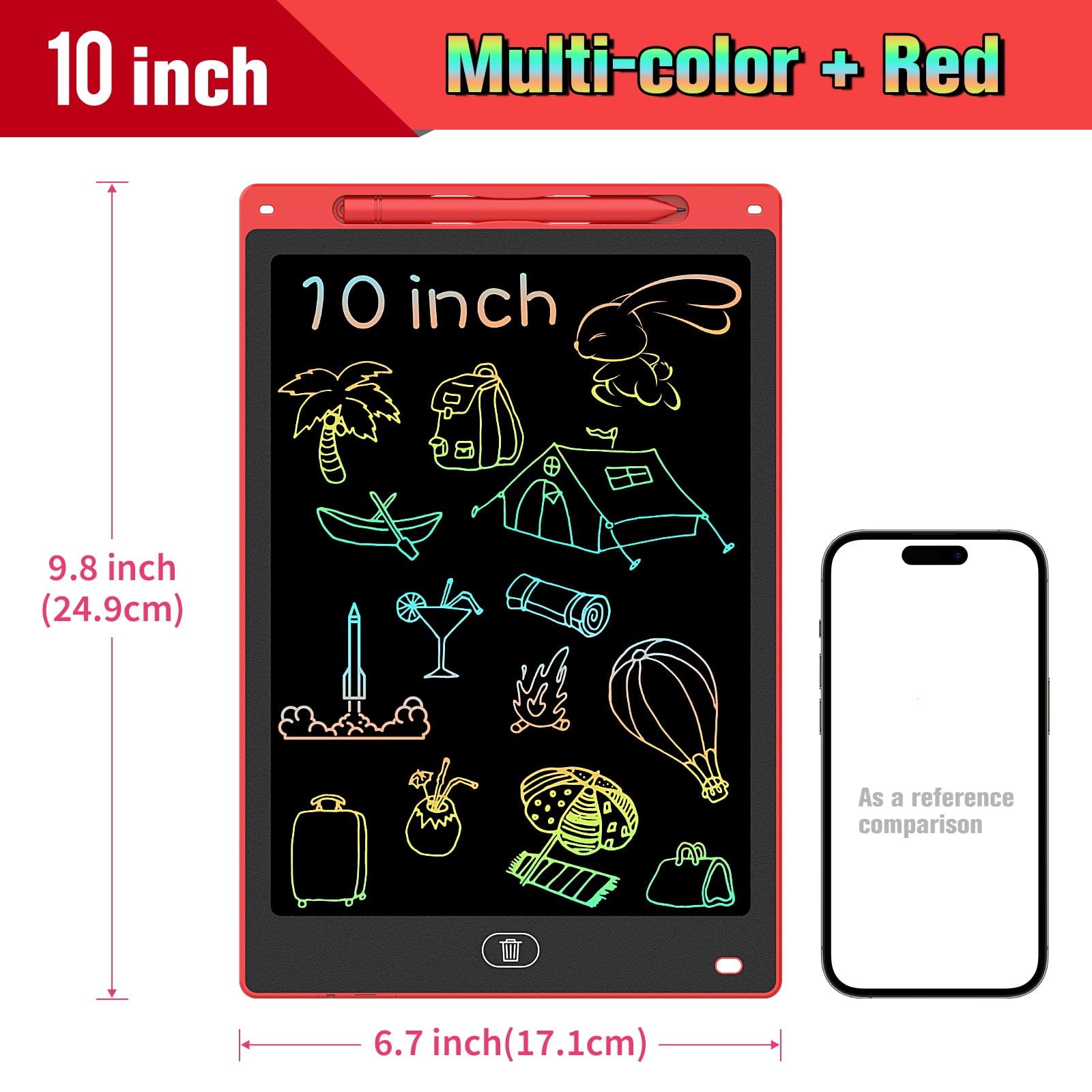 8.5/10/12 Inch LCD Writing Tablet Digital Drawing Tablet Handwriting ...