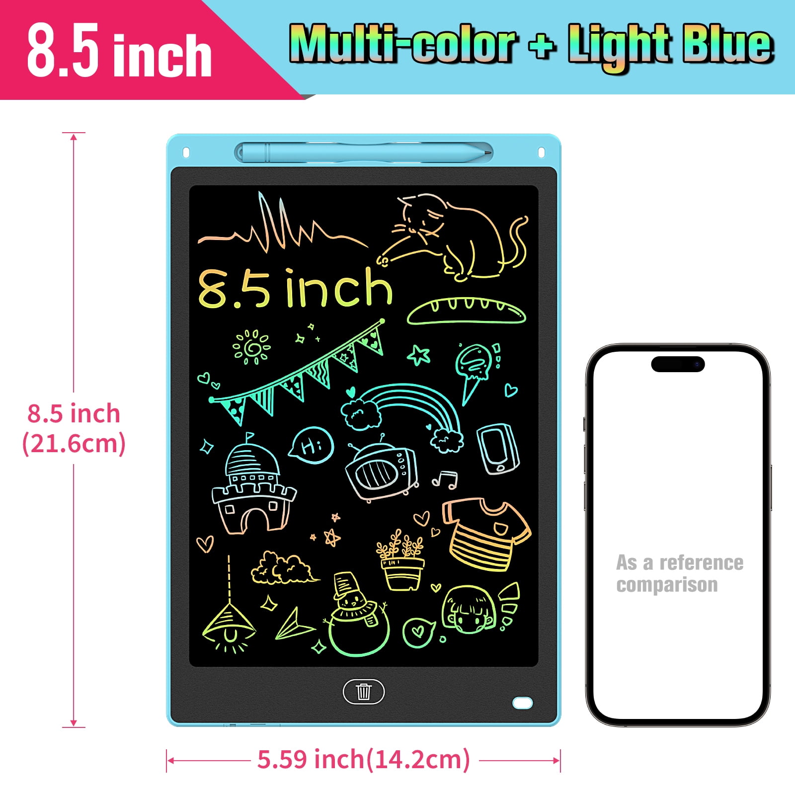 8.5/10/12 Inch LCD Writing Tablet Digital Drawing Tablet Handwriting ...