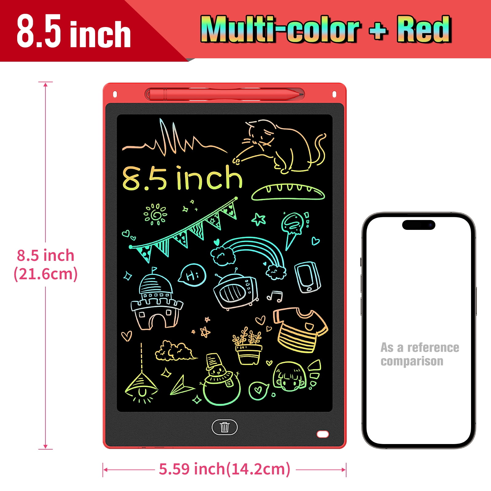 8.5/10/12 Inch LCD Writing Tablet Digital Drawing Tablet Handwriting ...