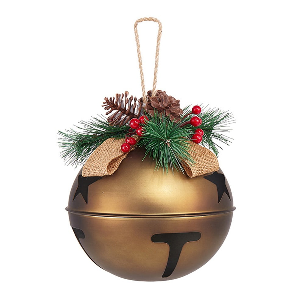 8.5-21CM Large Size Metal Jingle Bell Christmas Tree Decorations ...