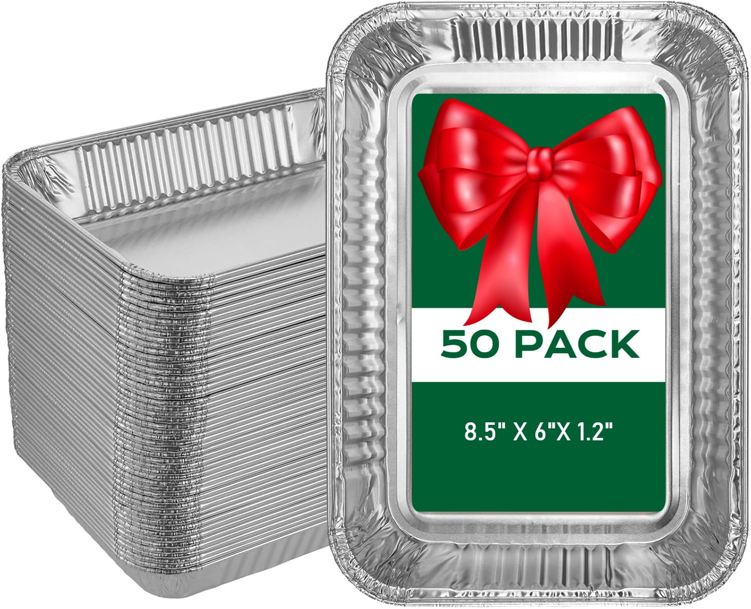 【8.5×6 Inch Grill Drip Pan】Disposable Aluminum Foil Material, Grease ...