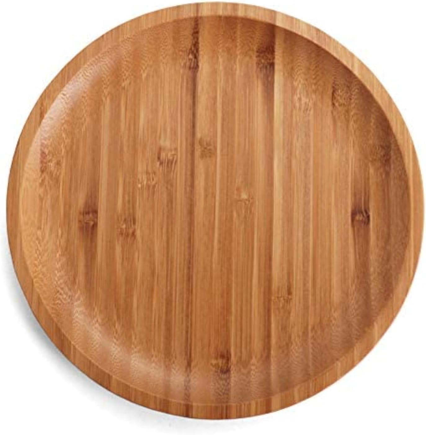 8.5" Bamboo Plate Set - Bamboo Reusable Plates - Round Bamboo Plates ...