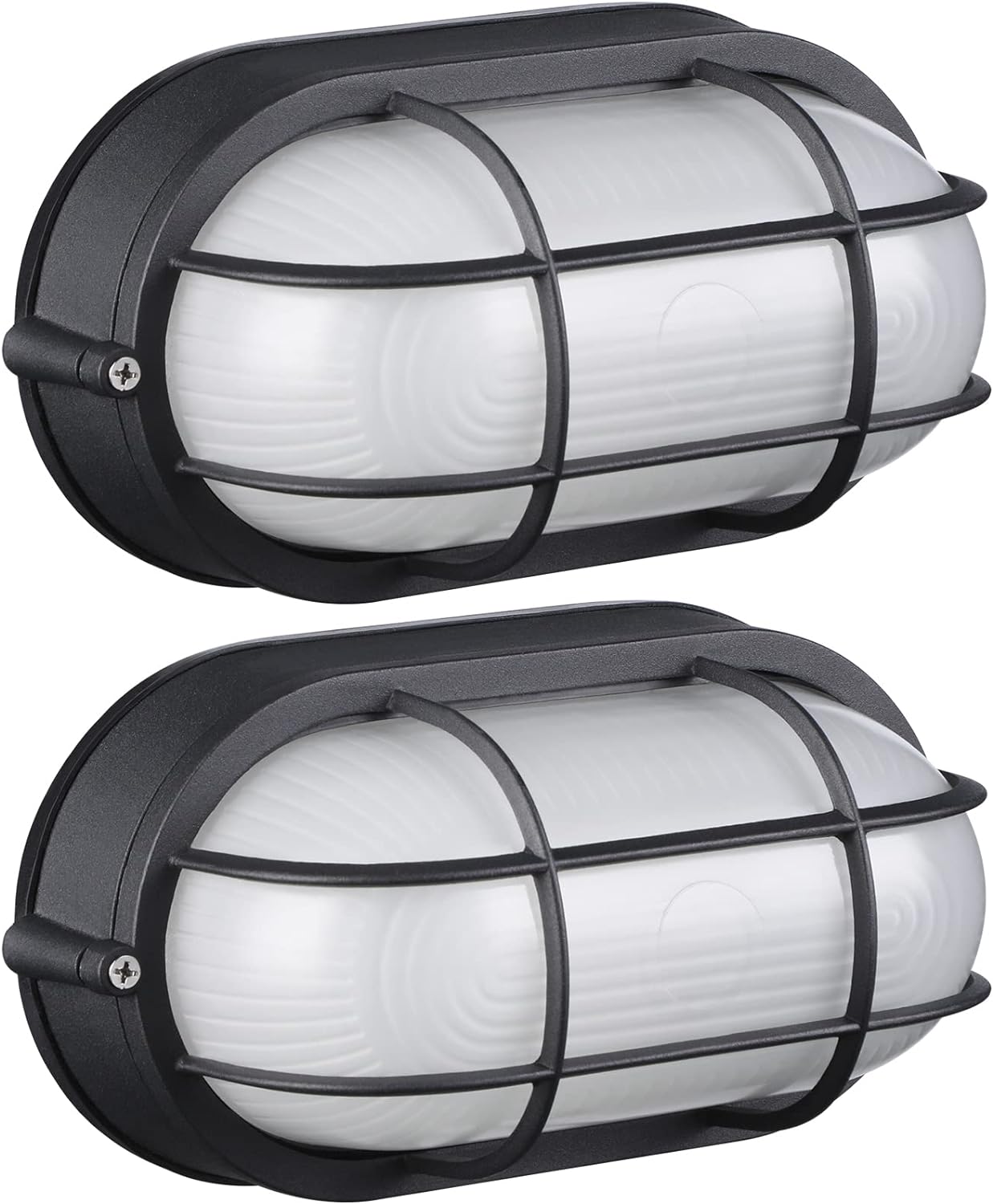 8.5'' Bulkhead Light Fixture, Nautical Outdoor Lighting, Oval Bulkhead ...