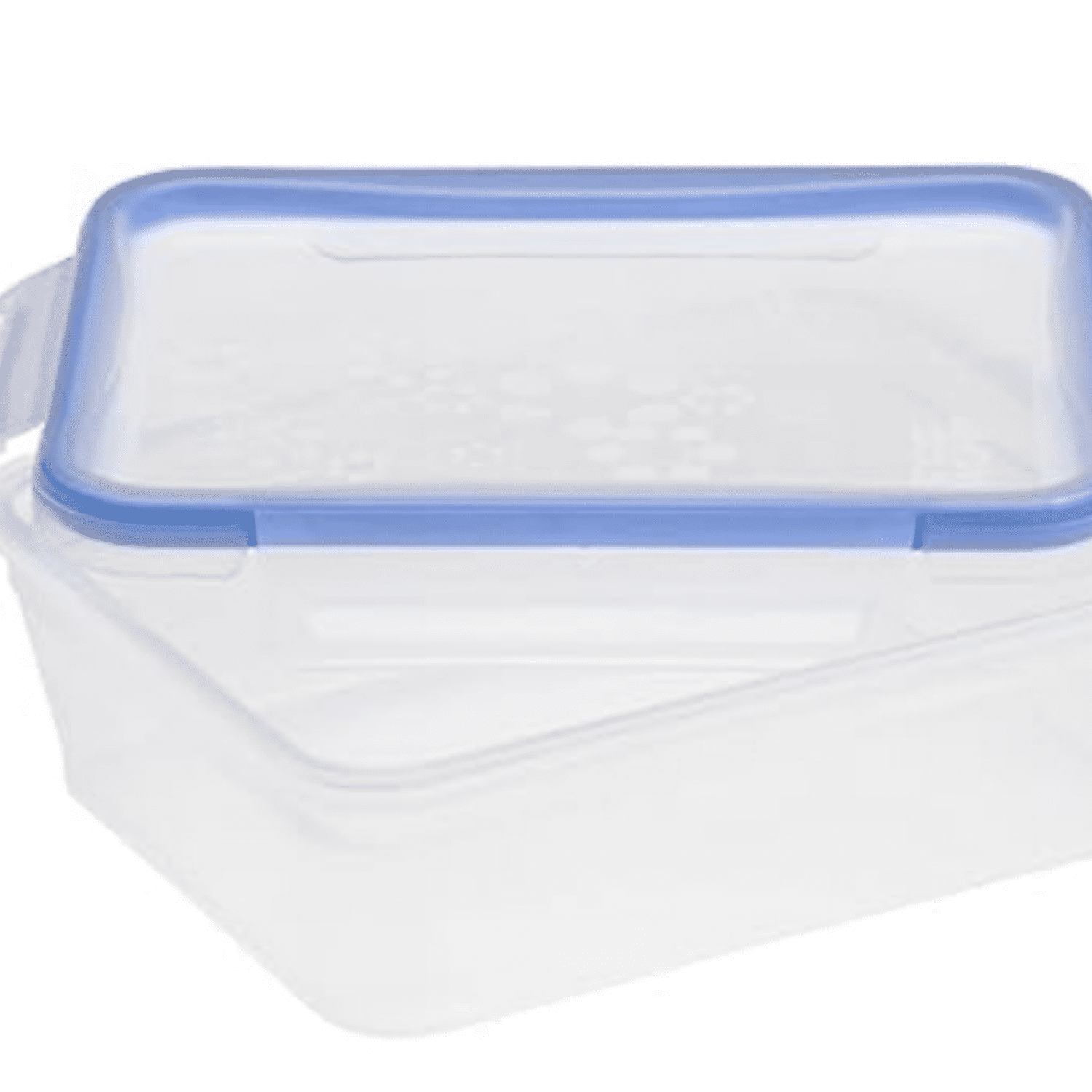 8.5-Cup Plastic Food Storage Container with Lid, 8.5-Cup Rectangular ...