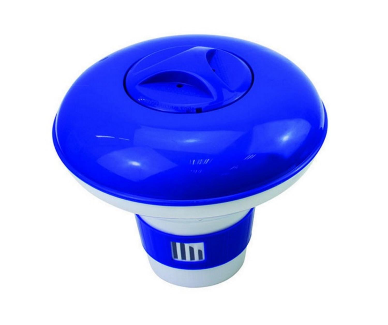 8.5" Deluxe Large Blue and White Floating Swimming Pool Chlorine ...