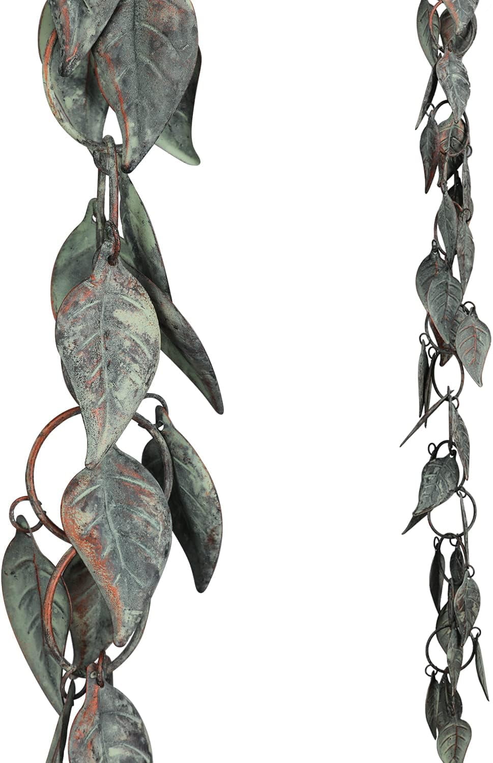 8.5 FT Rain Chain, Rain Chains for Gutters, Metal Rain Chain Downspouts ...