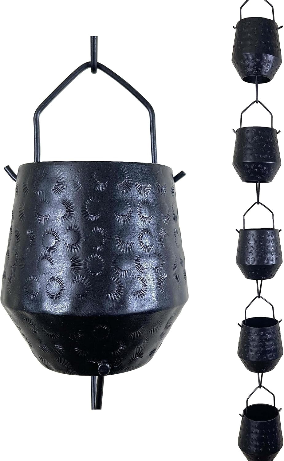 8.5 Ft Harmony Cups Black Powder Coated, To Replace Roof Gutter ...