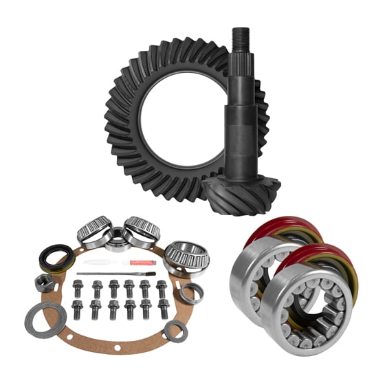 8.5" GM 4.56 Rear Ring & Pinion, Install Kit, Axle Bearings, 1.78" Case ...