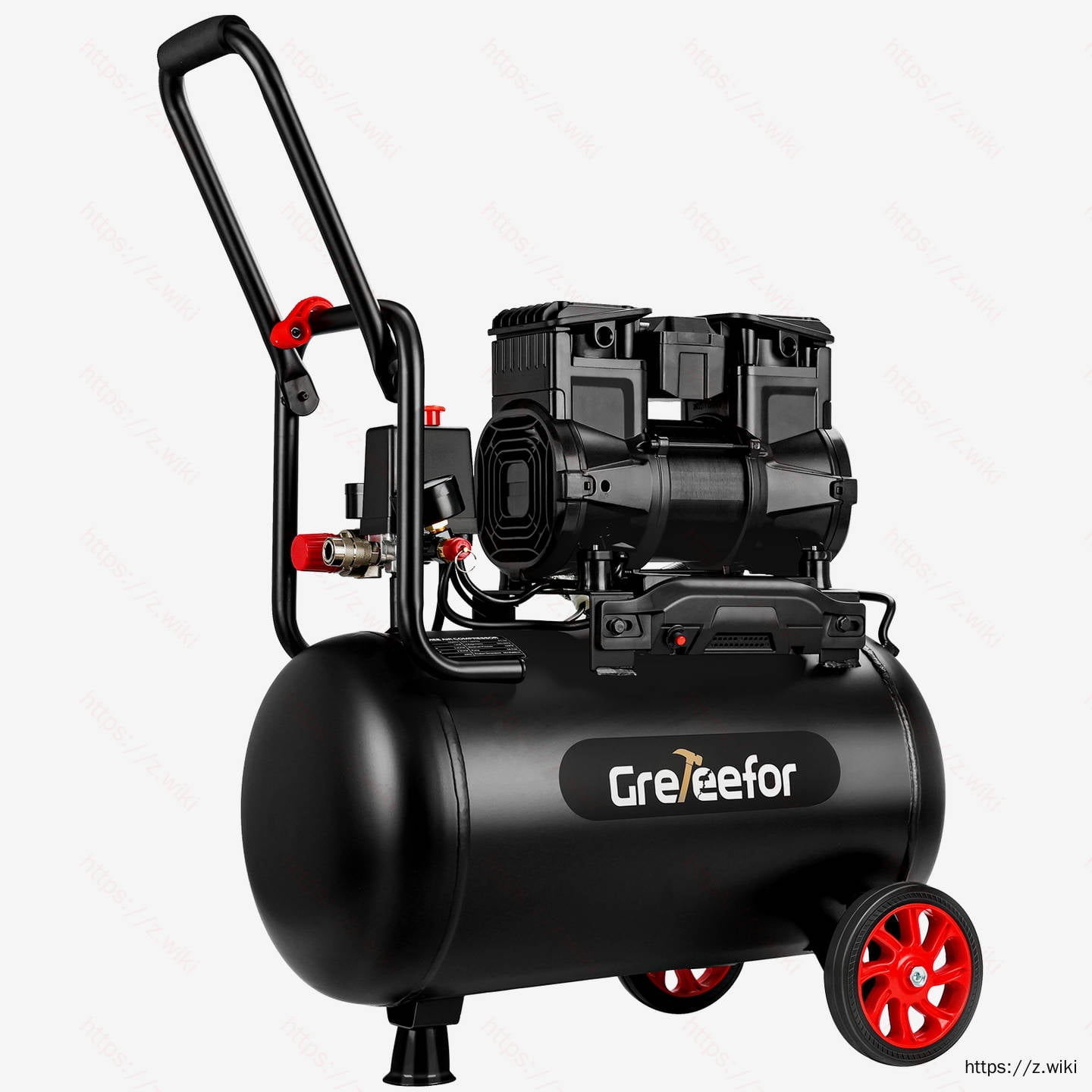 8.5 Gallon Air Compressor Portable with Foldable Handle, 67dB Ultra ...