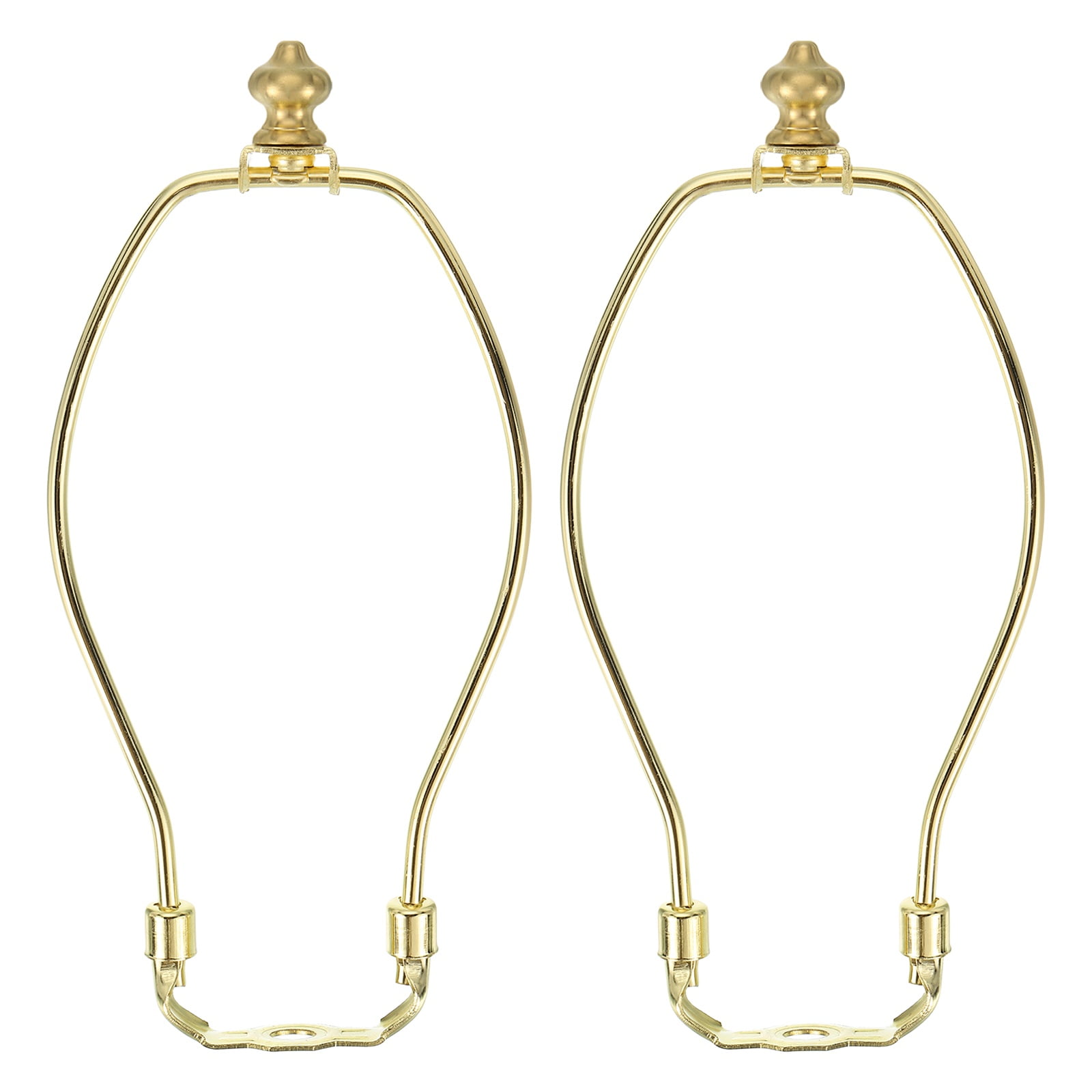 8.5 Inch Lamp Harp Kit with 1 Inch Height Solid Brass Finial, 2 Set ...