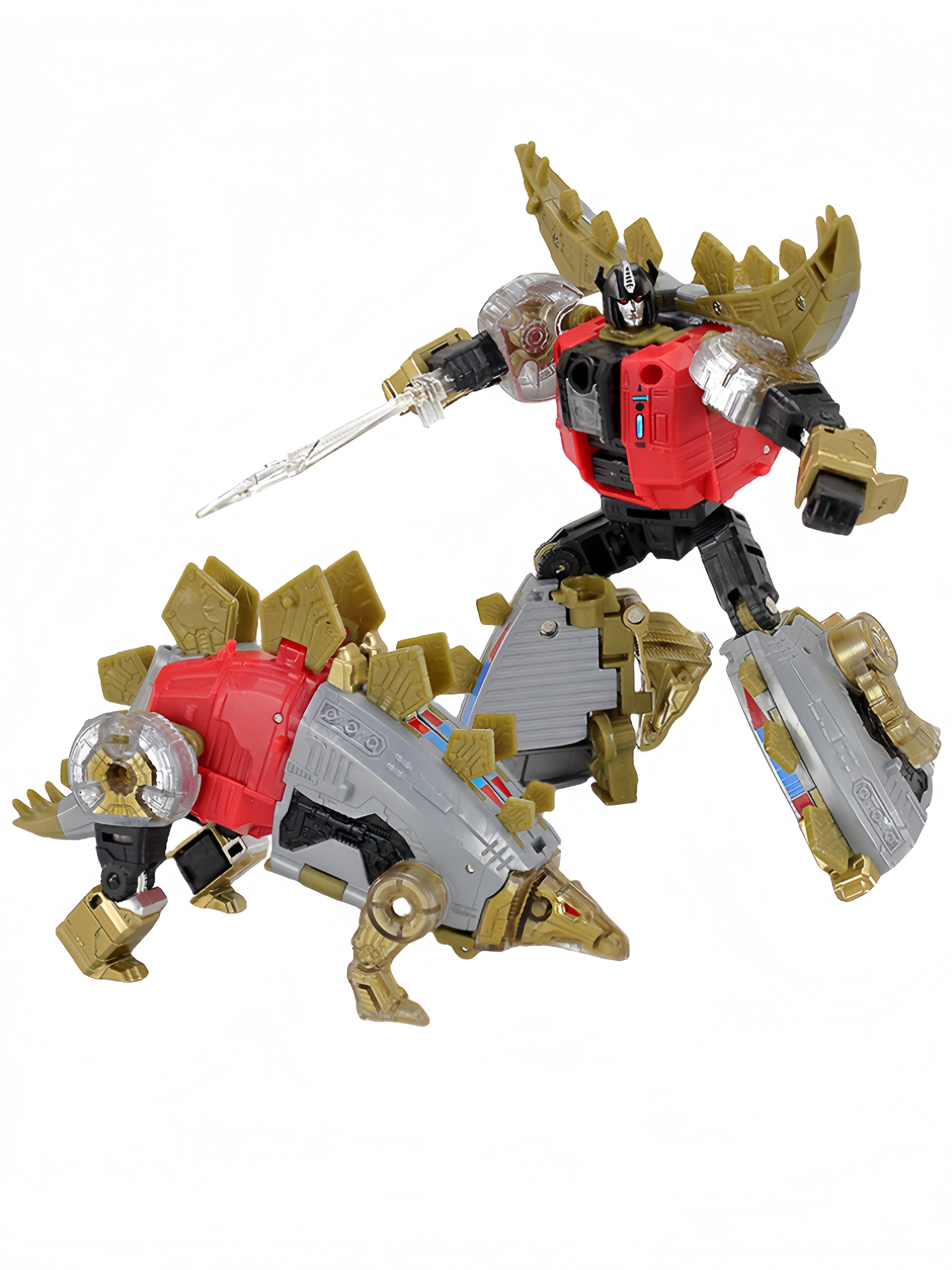 8.5 Inch Snarl Dinosaur Transformable Robot Statue Dinobots Series ...
