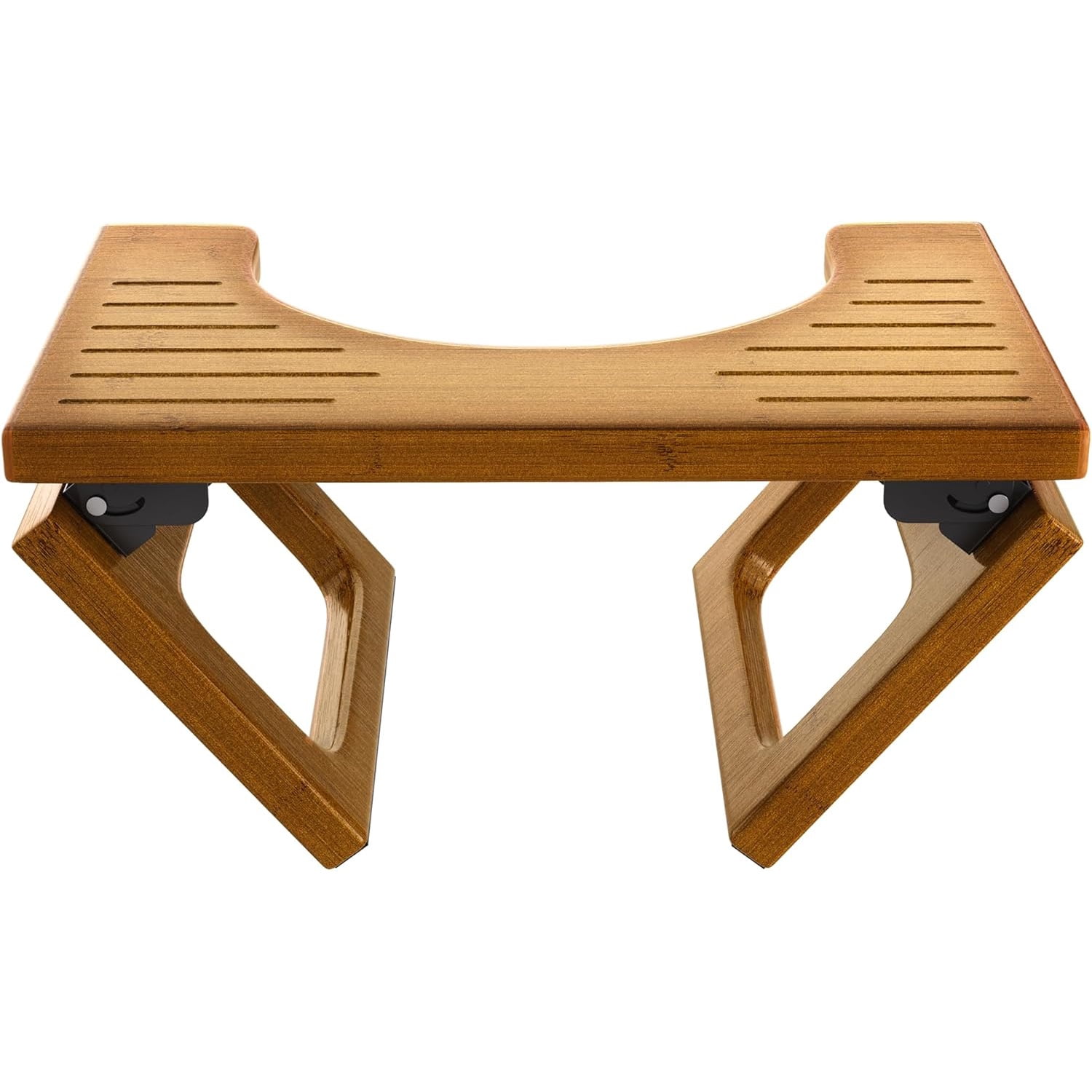 8.5 Inches Bamboo Toilet Stool Squat for Adult, Foldable Squatting ...