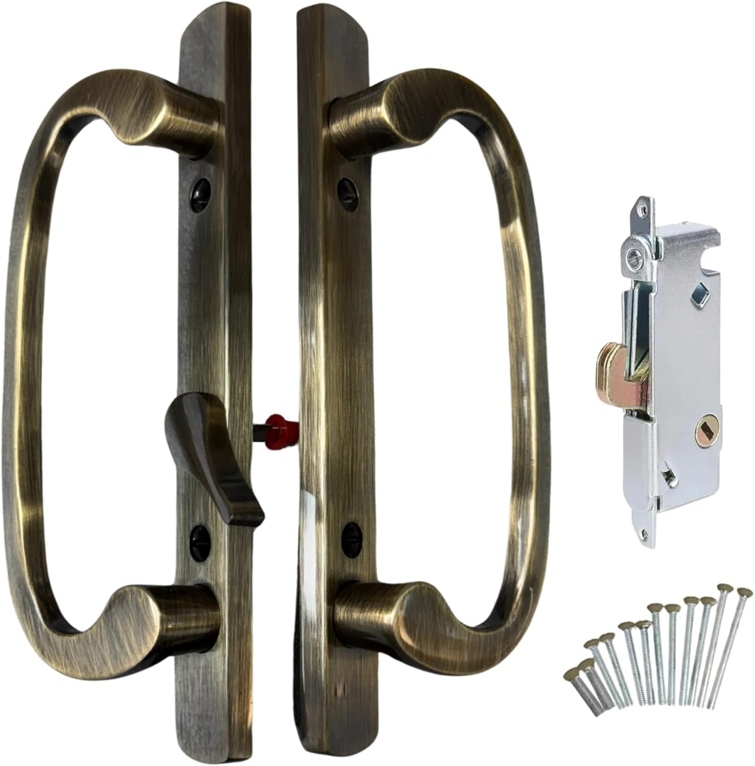 8.5" Legacy Sliding Patio Glass Door Handle Set – Offset LATCH, Non ...