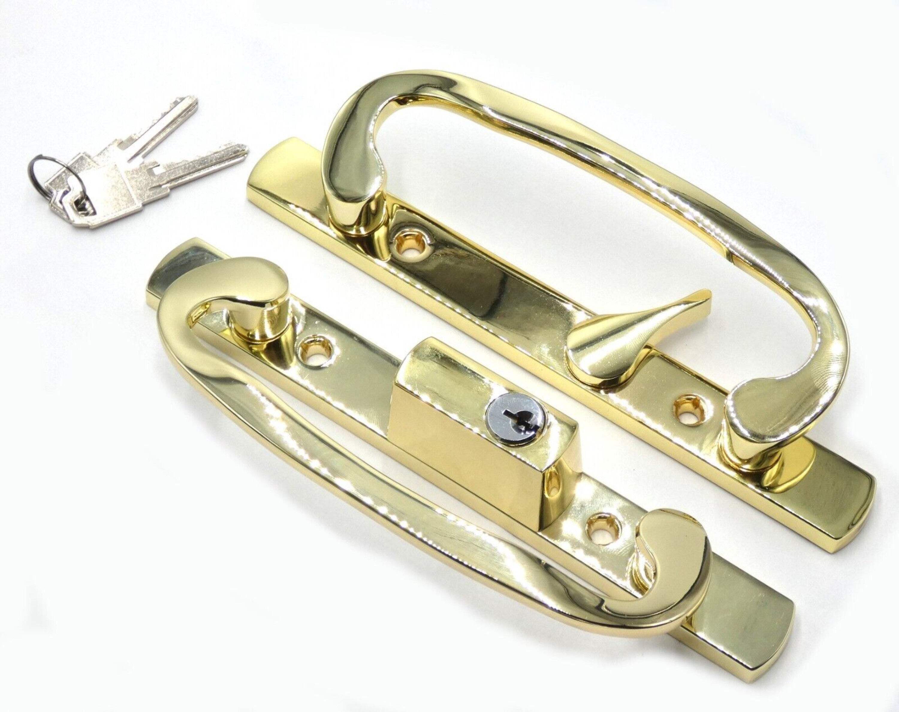 8.5" Legacy Sliding Patio Glass Door OffSet Handle Set with Keys - Sash ...