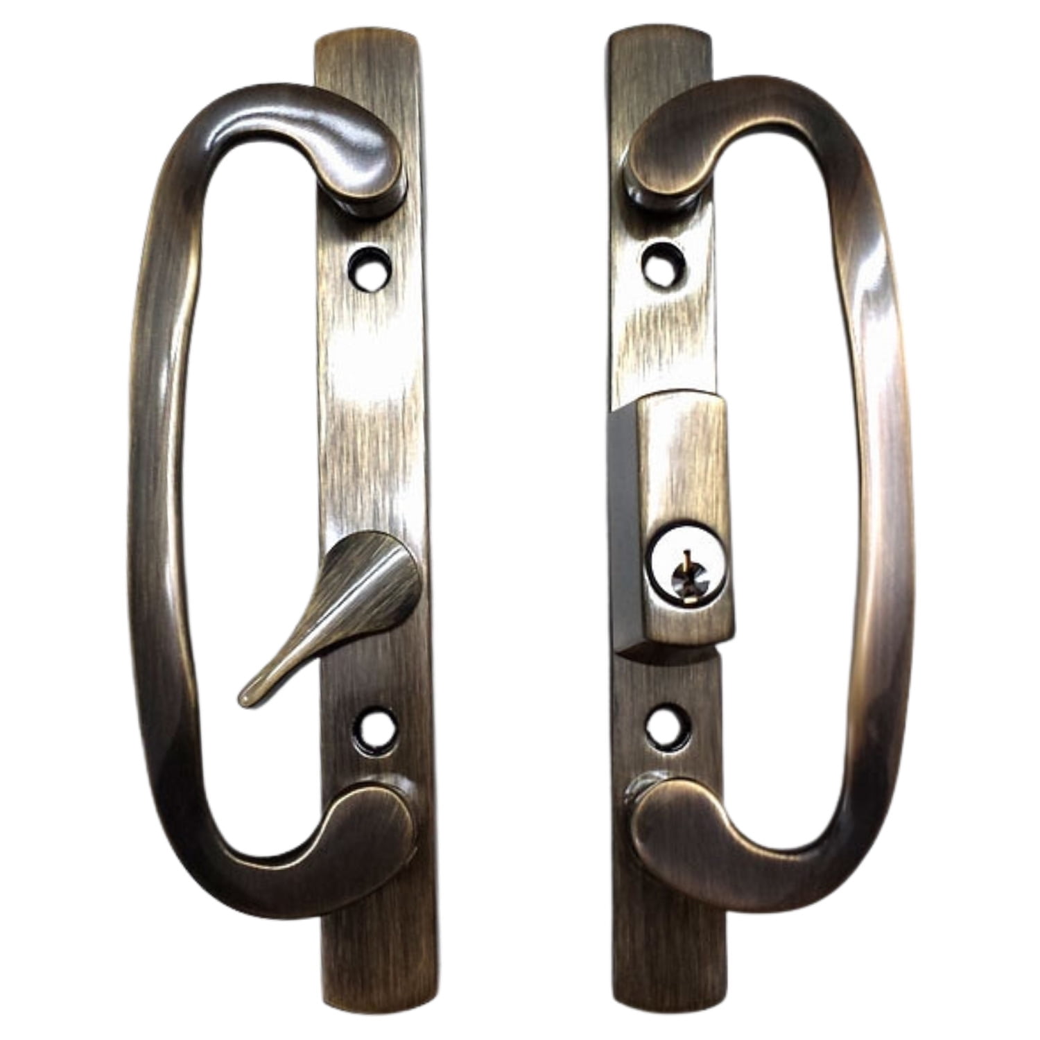 8.5" Legacy Sliding Patio Glass Door OffSet Handle Set with Keys - Sash ...