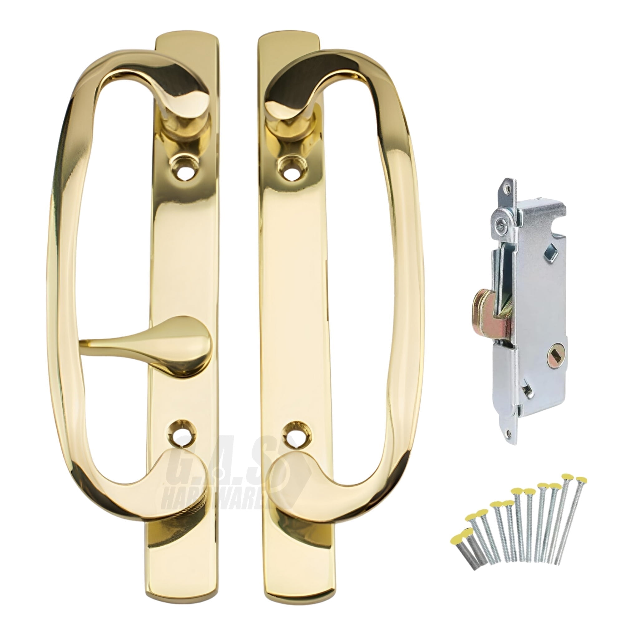 8.5" Legacy Sliding Patio Glass Door Offset Handle Set - Sash Controls ...
