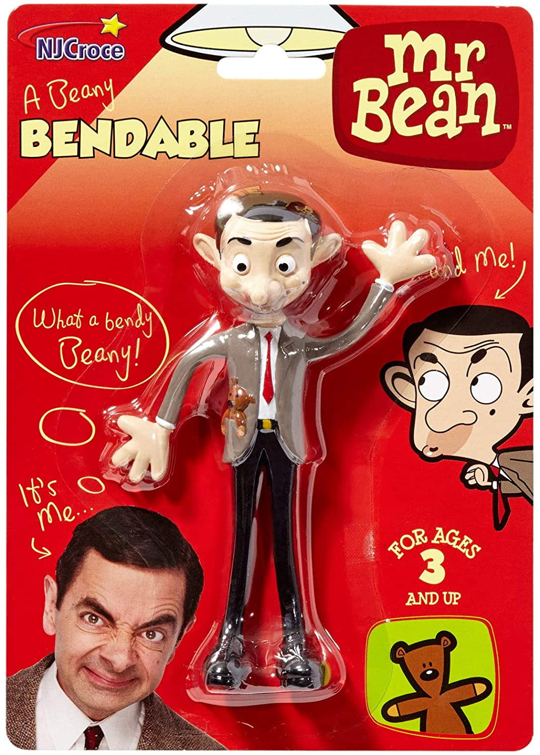 Mr. Bean 8.5" Bendable and Poseable Toy Figure - Walmart.com